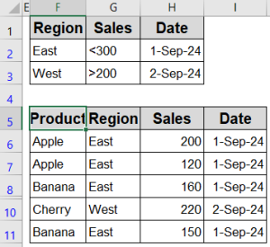 How to Use Advanced Filter with Multiple Criteria in Excel - Excel Insider