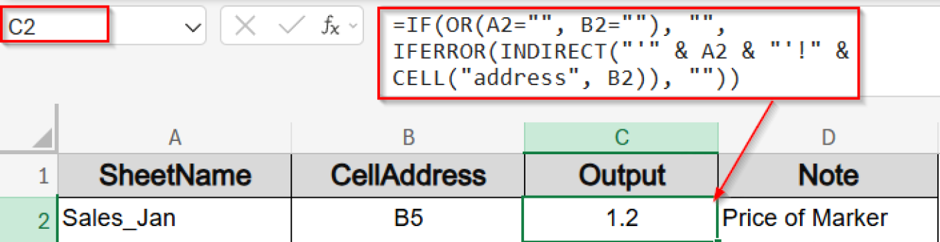 Excel Indirect Function To Reference Different Sheets Excel Insider