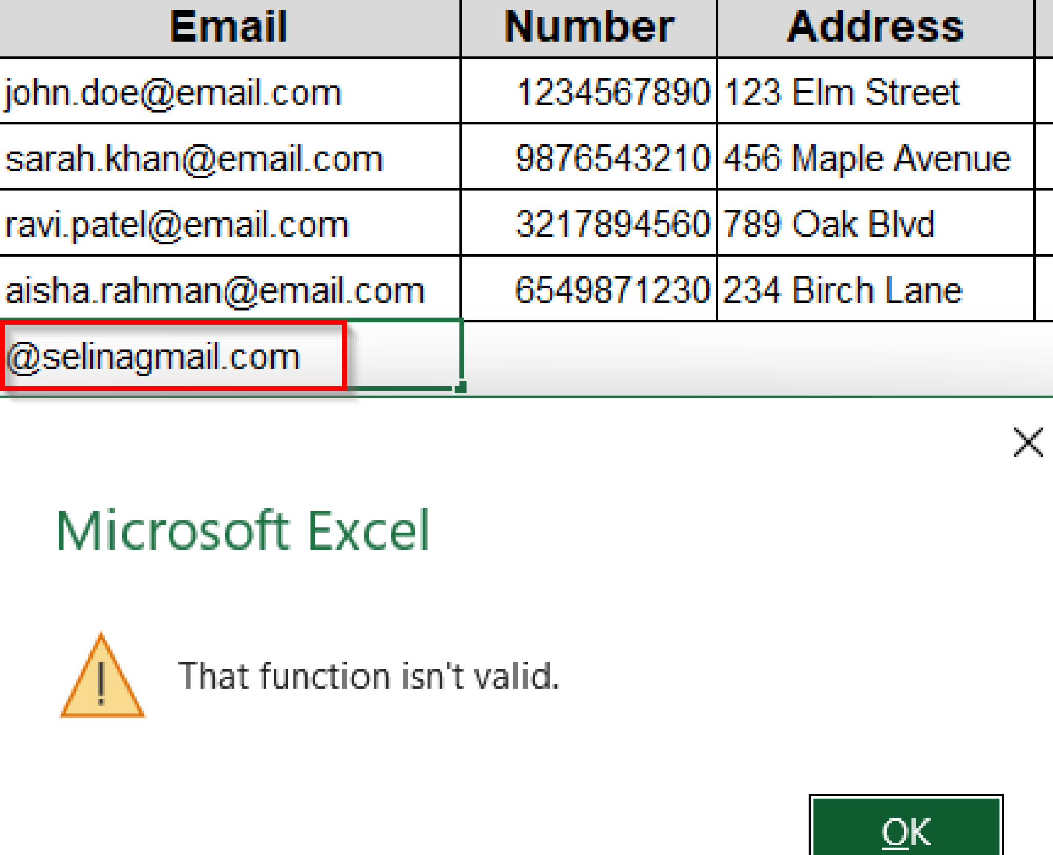 How to Create a Mailing List in Excel (with Easy Steps) - Excel Insider