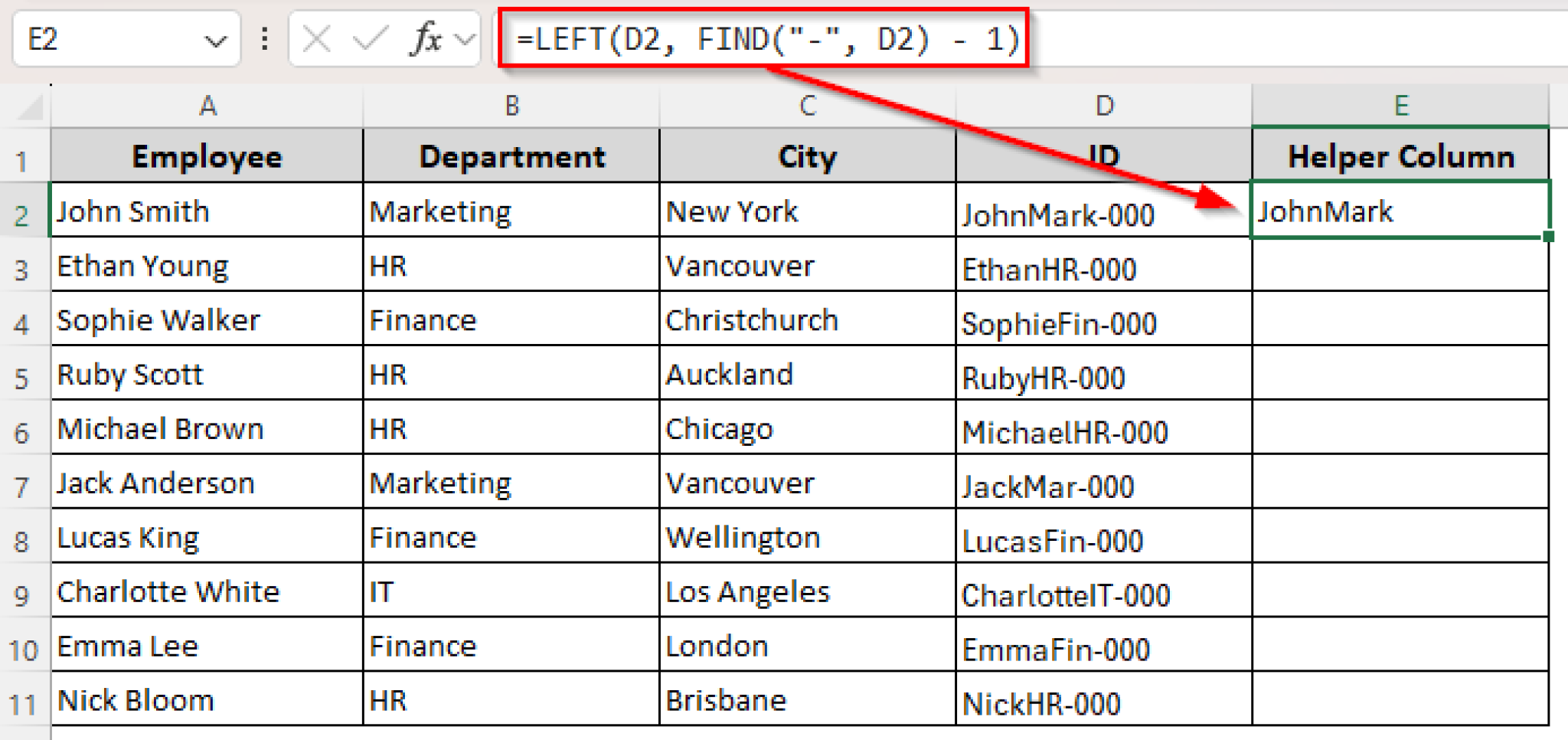 How to Extract Text Before Character in Excel (6 Easy Ways) - Excel Insider