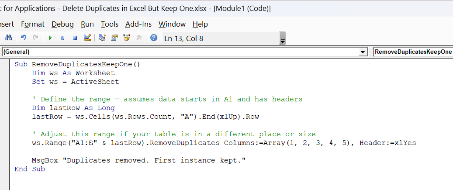 How To Delete Duplicates In Excel But Keep One 5 Simple Ways Excel Insider