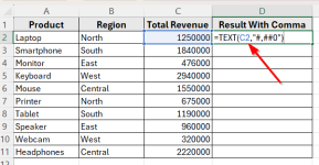 How to Put Comma Between Numbers in Excel (5 Simple Ways) - Excel Insider