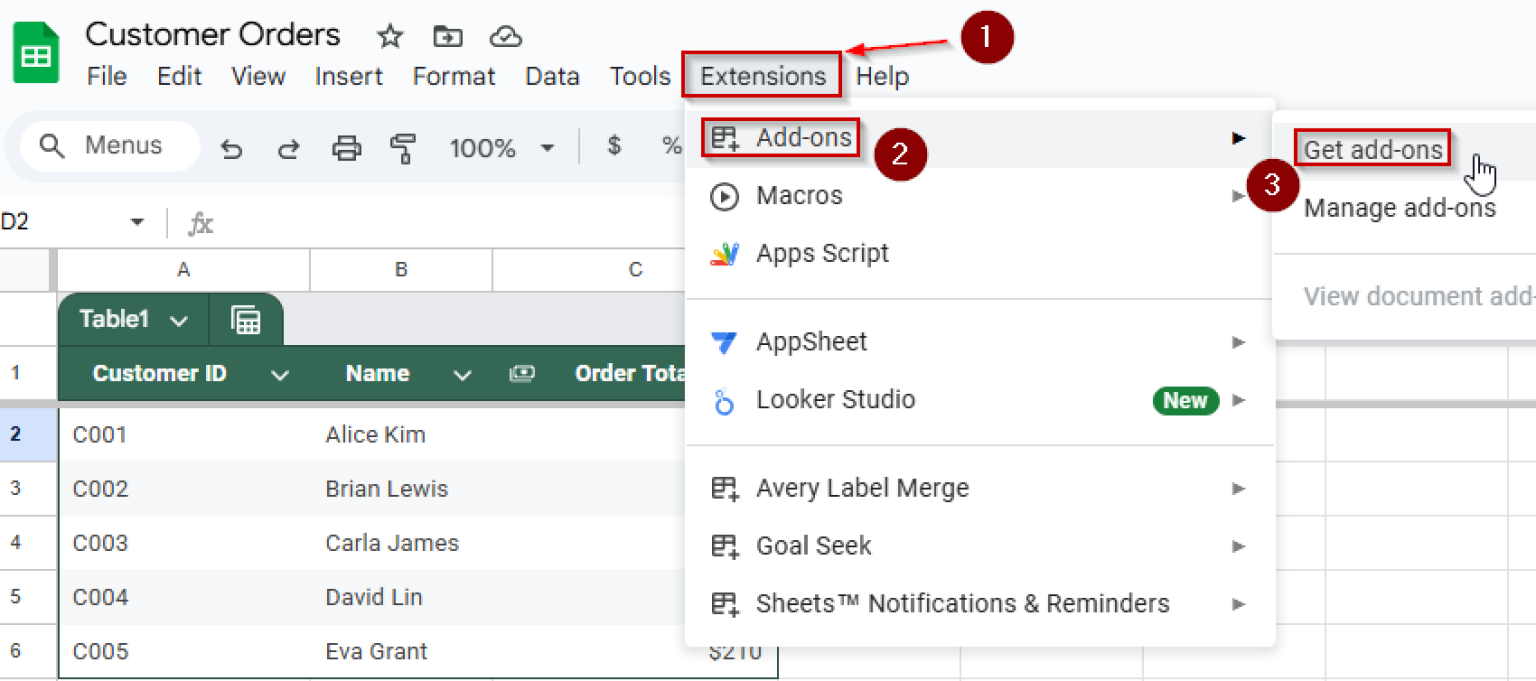 How to Join Two Google Sheets Based on a Column - Excel Insider