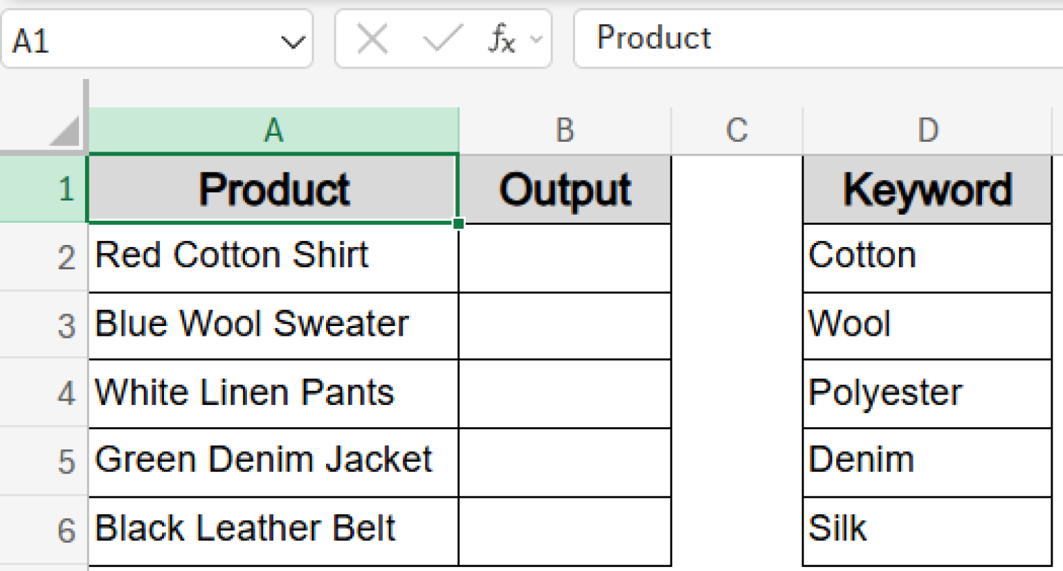 How to Check If a Cell Contains Text from a List in Excel - Excel Insider