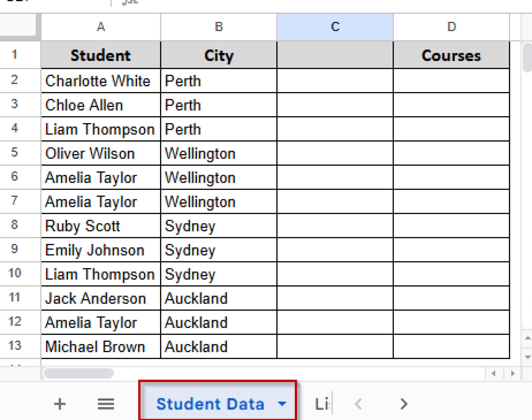 How to Create Multiple Dependent Drop Down List in Google Sheets - Excel Insider