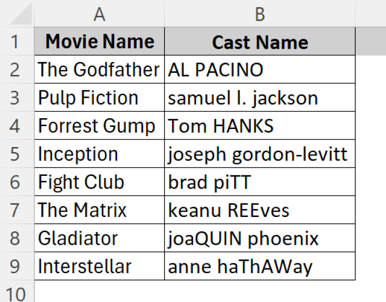 How To Capitalize The First Letter Of Each Word In Excel Excel Insider