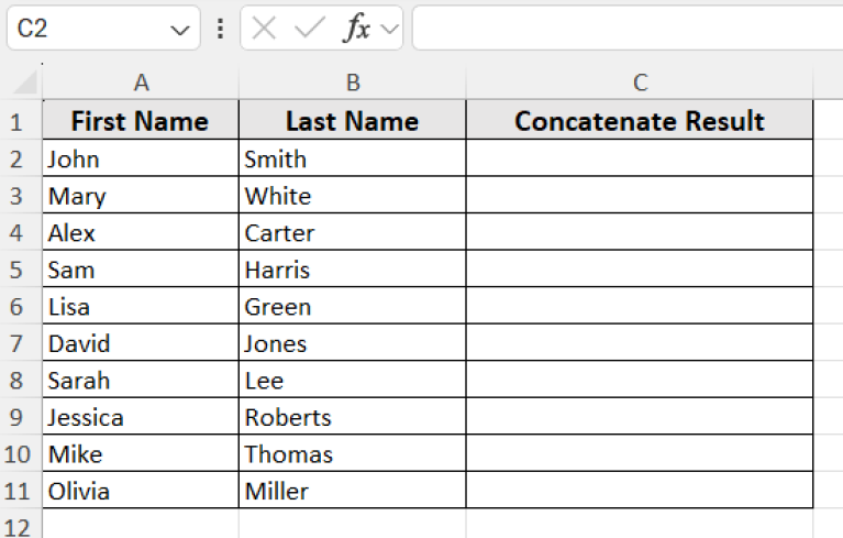 [Solved] CONCATENATE Function in Excel Not Working - Excel Insider