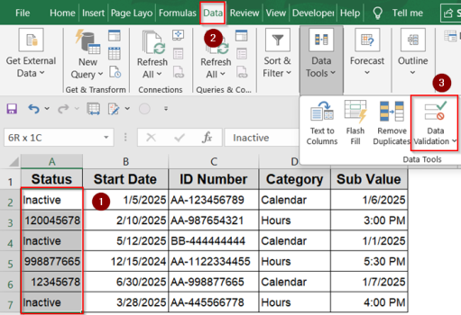 How To Use Data Validation With Custom Multiple Criteria In Excel