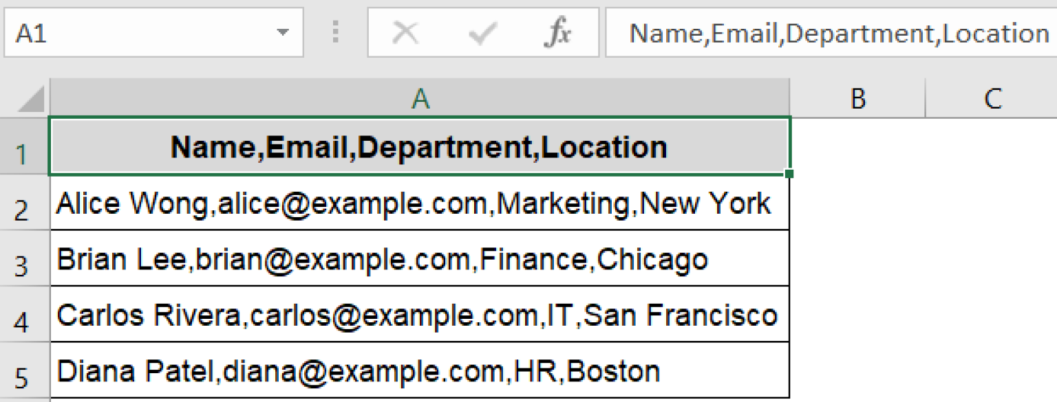 How to Paste Comma Separated Values into Excel (4 Easy Ways) - Excel Insider