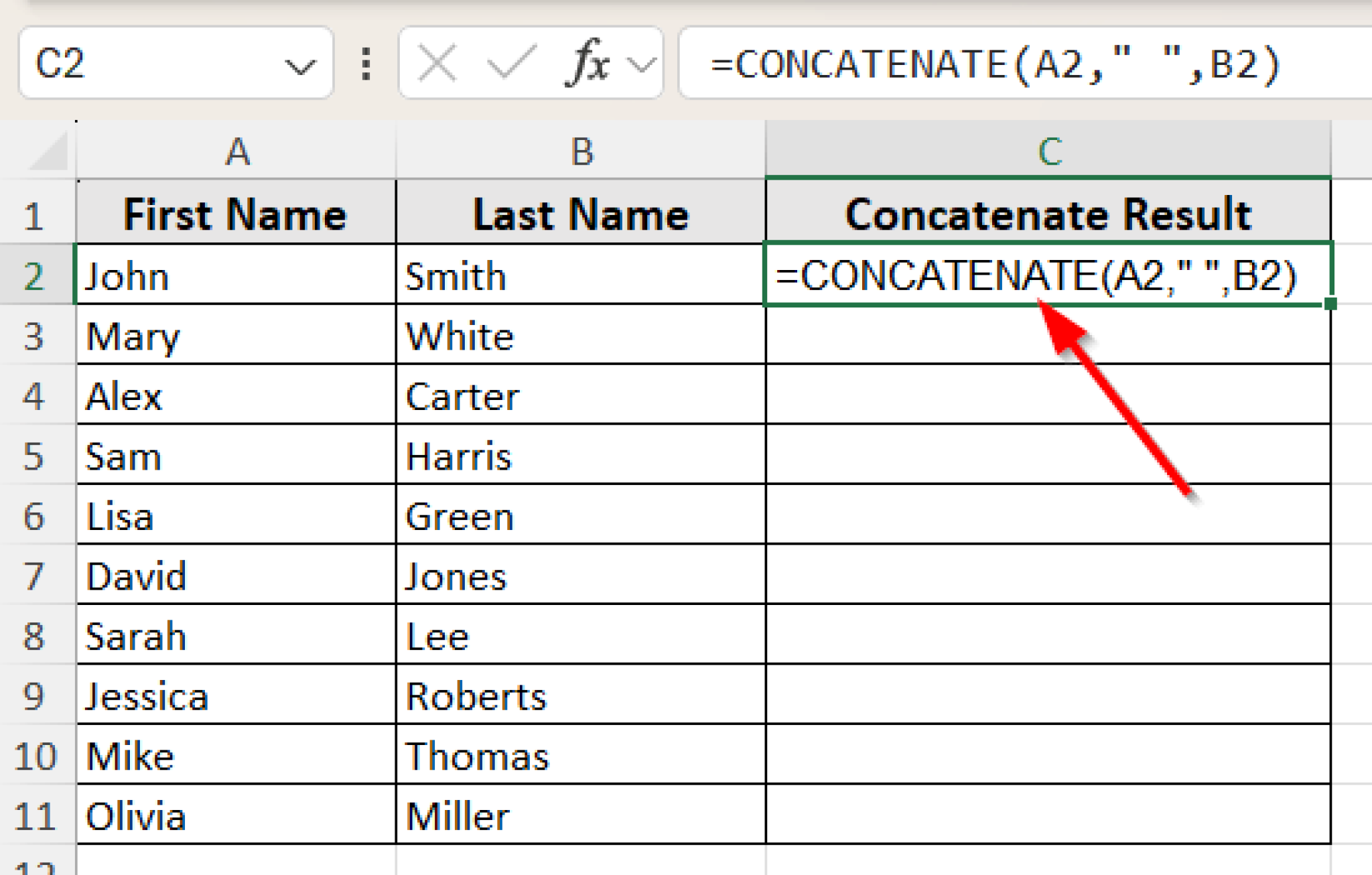Solved Concatenate Function In Excel Not Working Excel Insider