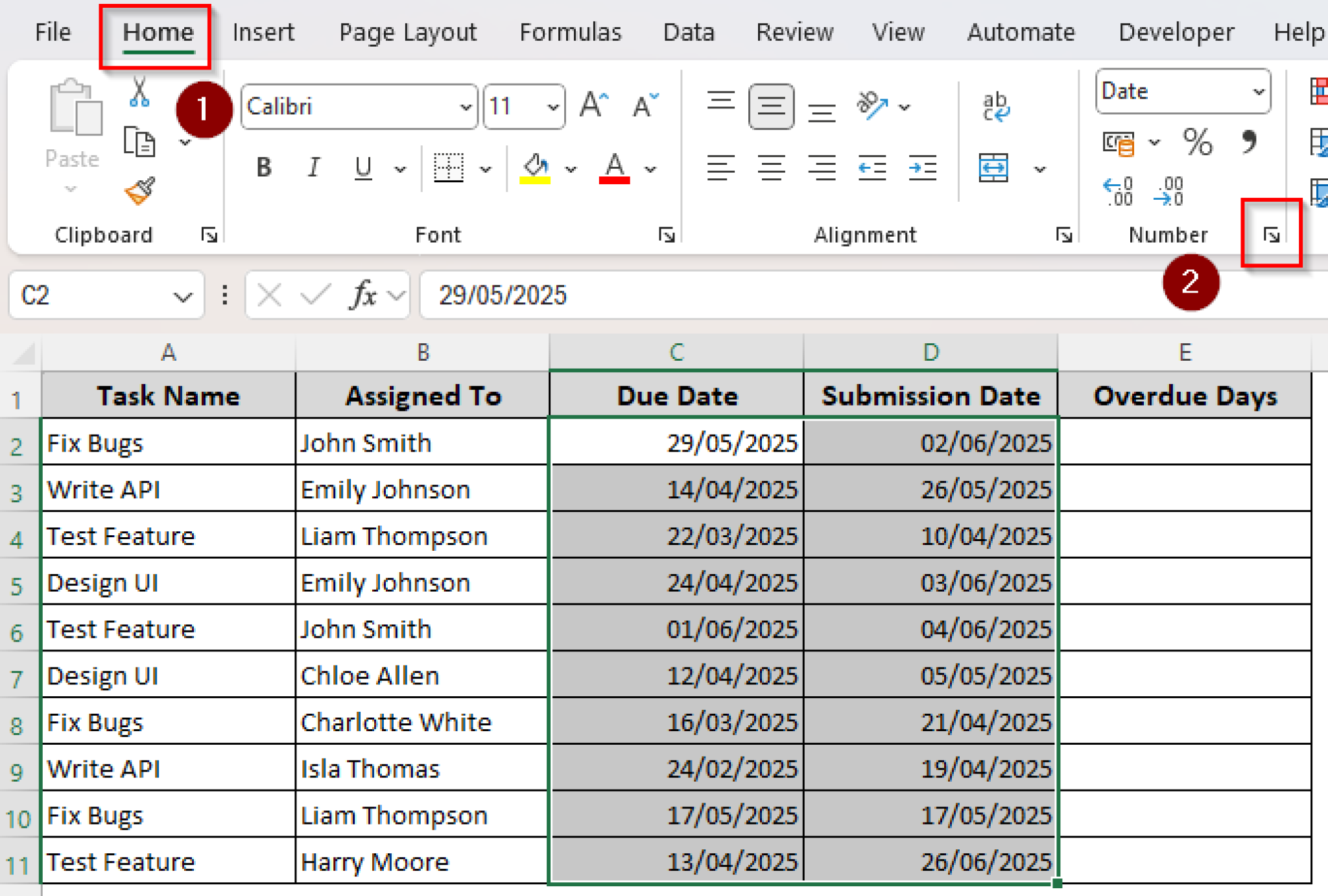 How To Calculate Overdue Days In Excel 8 Suitable Examples Excel