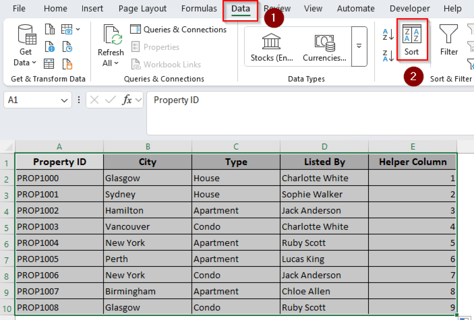 How to Flip a Table in Excel (8 Suitable Ways) - Excel Insider