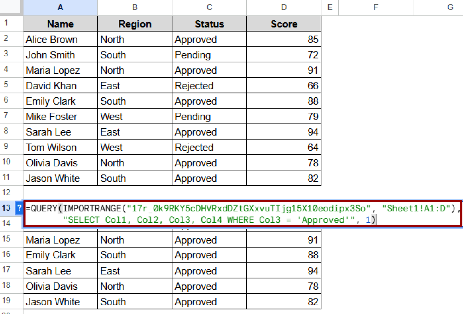 How to Use IMPORTRANGE in Google Sheets with Conditions - Excel Insider