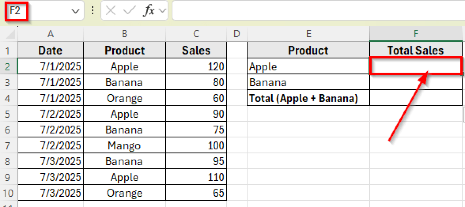 SUMIFS with Multiple Criteria in Same Column in Excel - Excel Insider