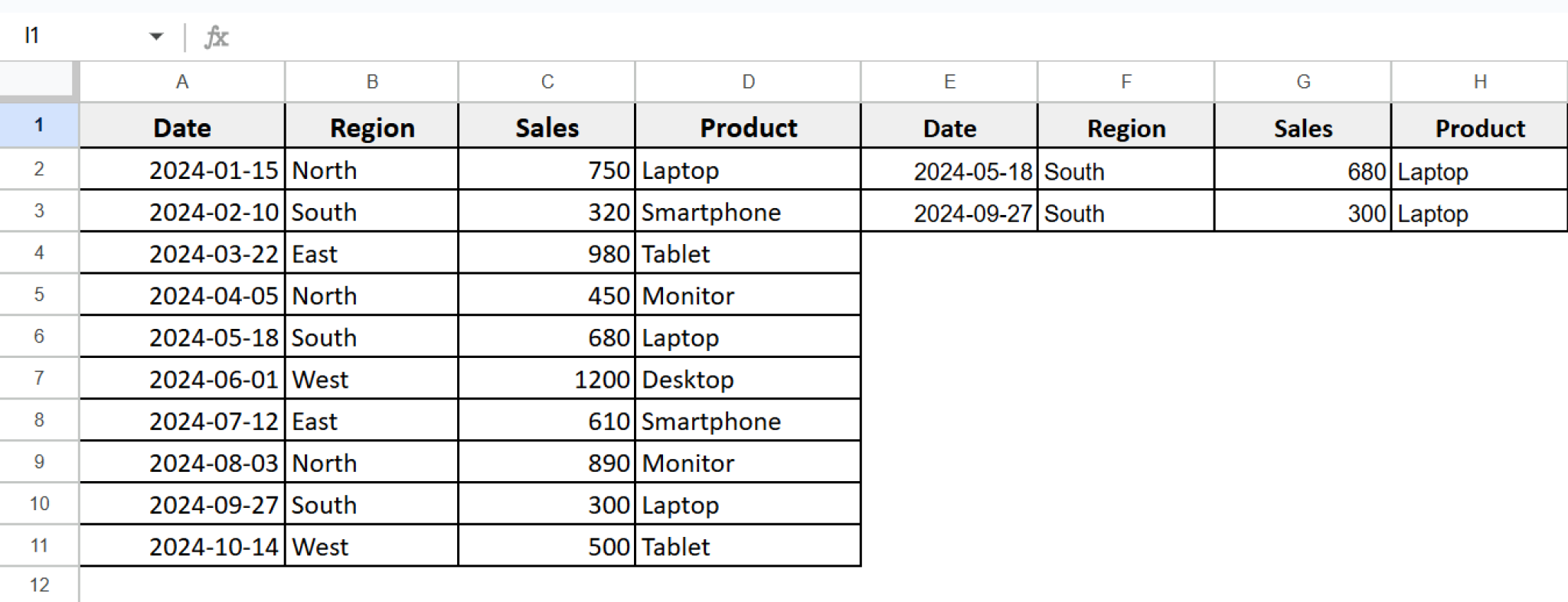 How to Use Google Sheets QUERY with Multiple Criteria - Excel Insider