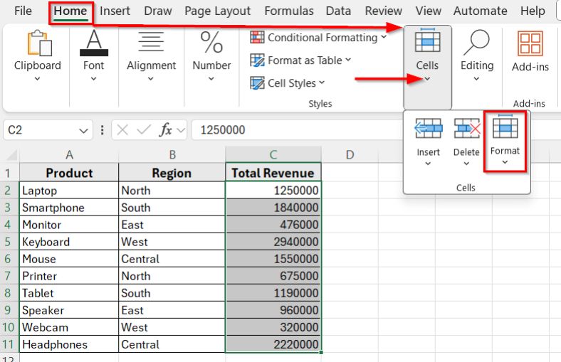 How to Put Comma Between Numbers in Excel (5 Simple Ways) - Excel Insider