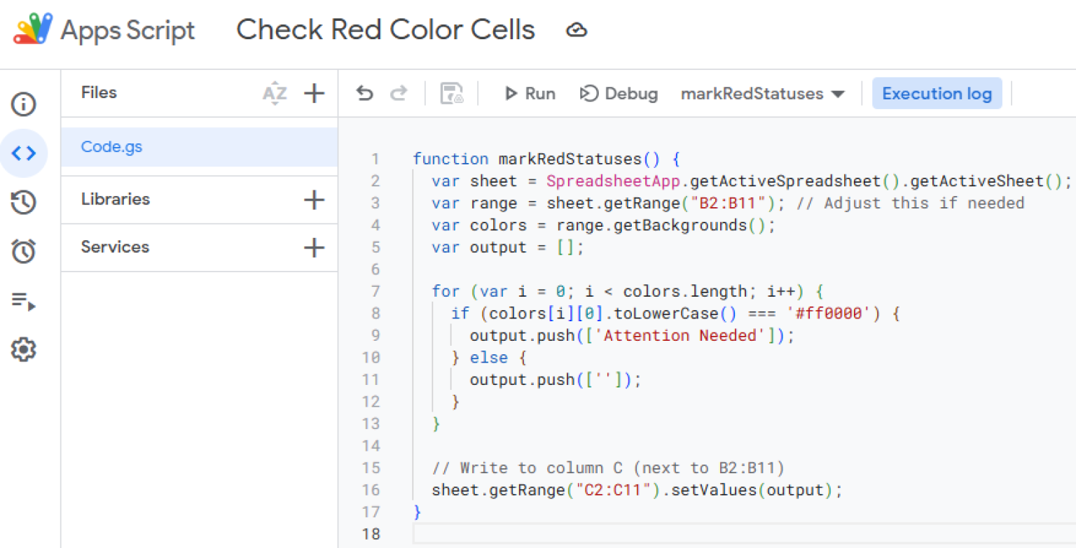 How to Return a Value If Cell Color Is Red in Google Sheets - Excel Insider