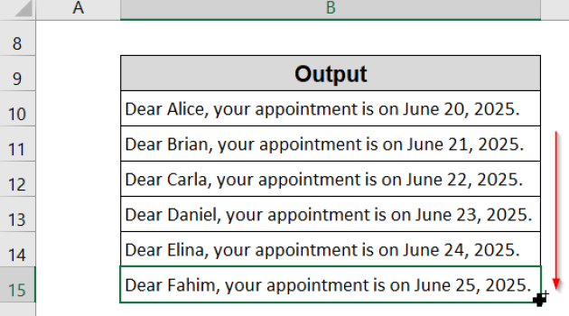 How to Mail Merge Without Microsoft Word in Excel - Excel Insider