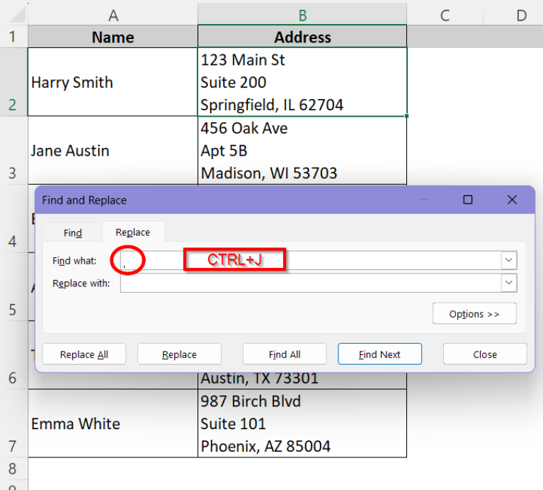 How To Remove Line Breaks In Excel 4 Simple Ways Excel Insider