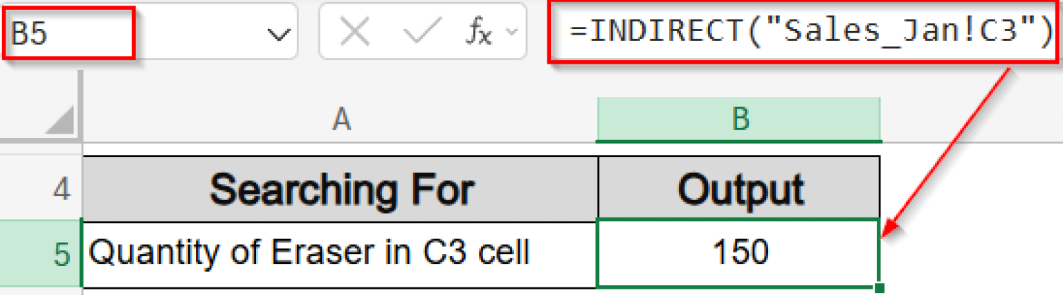 Excel INDIRECT Function to Reference Different Sheets - Excel Insider