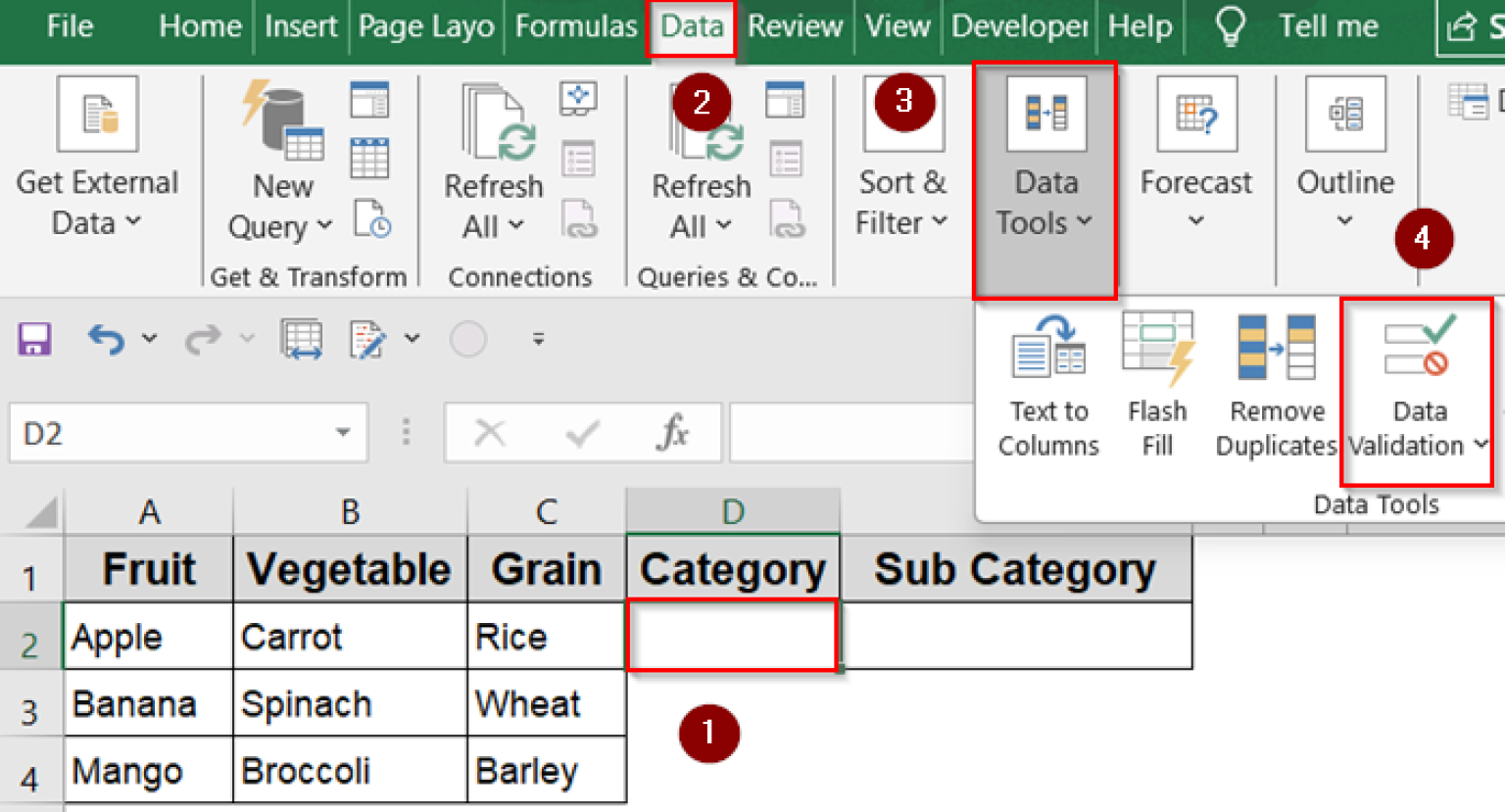 How to Apply Data Validation Based on Another Cell in Excel - Excel Insider