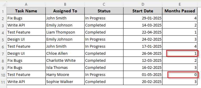 Excel Formula to Count Months from Date to Today - Excel Insider
