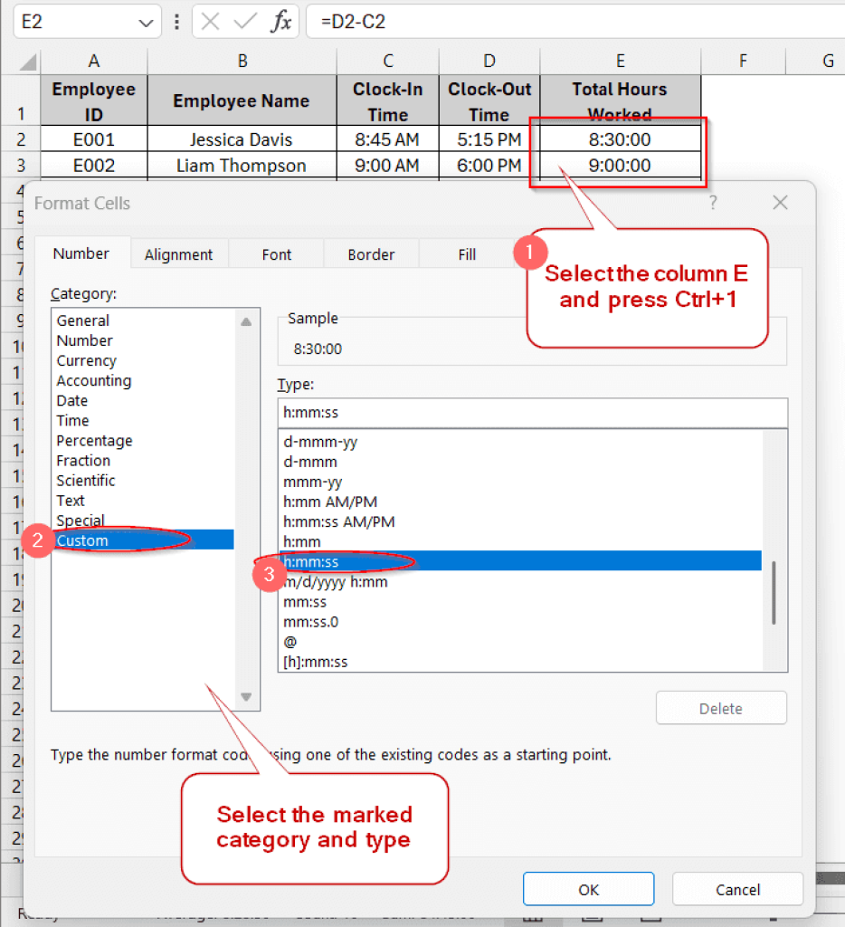 How to Calculate Difference Between Two Times in Excel (7 Cases) - Excel Insider