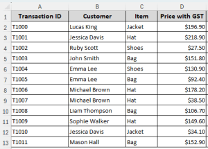How to Calculate GST in Excel (with 2 Examples & Simple Steps) - Excel ...