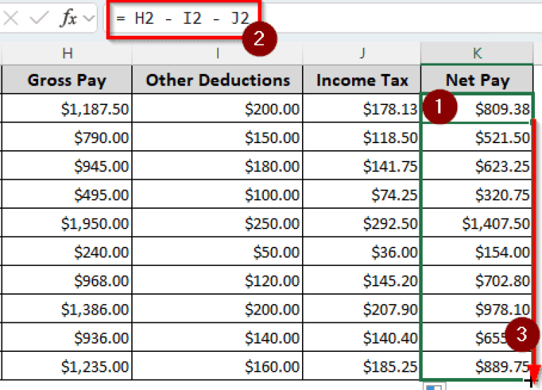 How to Make Payroll in Excel (2 Suitable Examples) - Excel Insider
