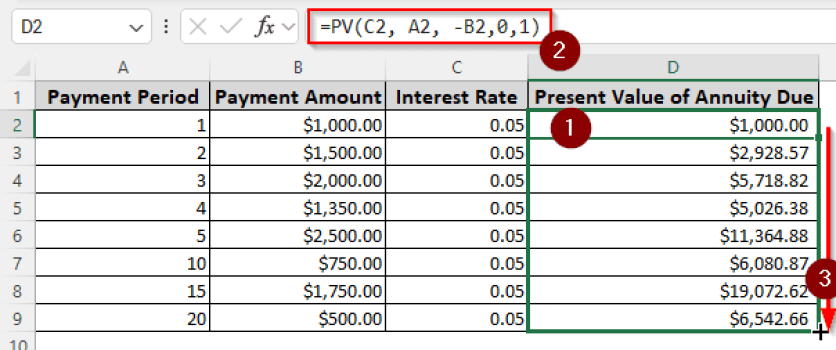 How to Calculate Present Value of Annuity in Excel - Excel Insider