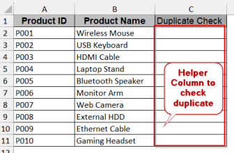 How to Find Duplicate Values in Excel Using VLOOKUP - Excel Insider
