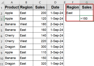 How to Use Advanced Filter with Multiple Criteria in Excel - Excel Insider