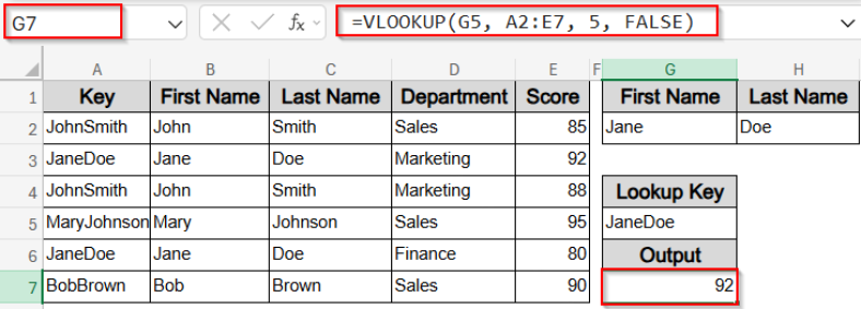 How to Use VLOOKUP with Two Lookup Values in Excel - Excel Insider