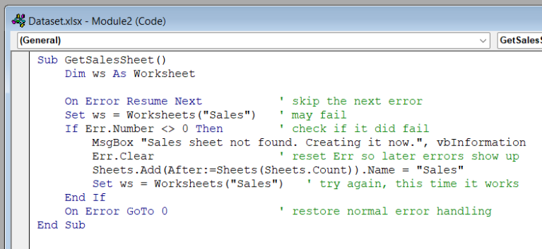 How To Use On Error Resume Next In Excel Vba For Error Handling Excel Insider