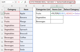 How to Create a Dynamic Dependent Drop Down List in Excel - Excel Insider