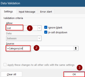 How to Apply Data Validation Based on Another Cell in Excel - Excel Insider