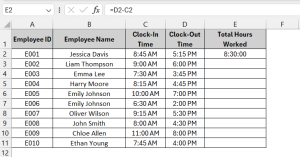 How to Calculate Difference Between Two Times in Excel (7 Cases ...