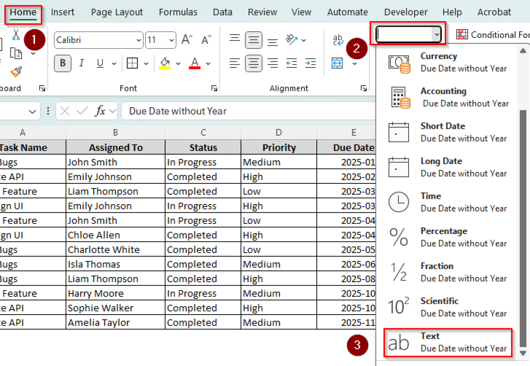 How to Remove Year from Date in Excel (7 Effective Ways) - Excel Insider