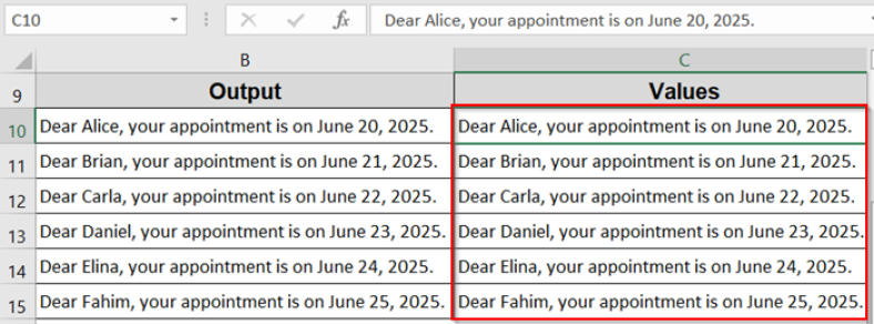 How to Mail Merge Without Microsoft Word in Excel - Excel Insider