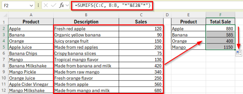 How to Sum in Excel If Cell Contains Text in Another Cell - Excel Insider