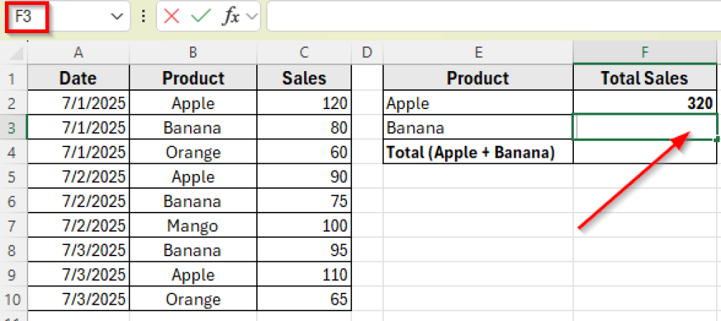 SUMIFS with Multiple Criteria in Same Column in Excel - Excel Insider