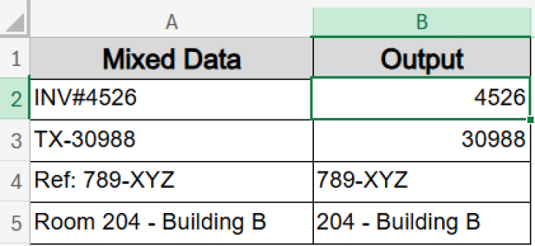 How to Extract Specific Numbers from a Cell in Excel - Excel Insider