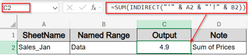 Excel INDIRECT Function to Reference Different Sheets - Excel Insider