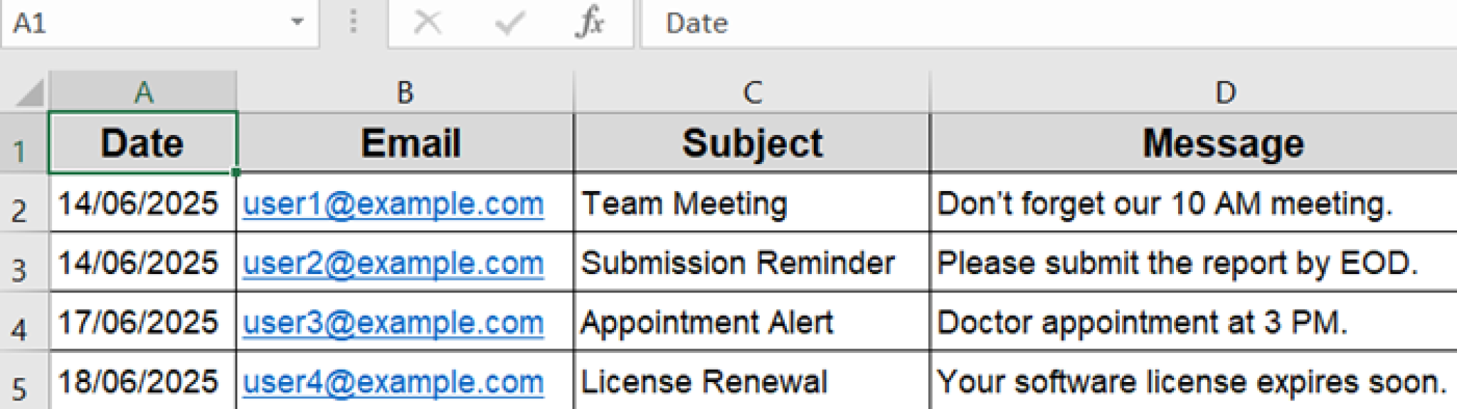 How to Automatically Send Email Based on Date from Excel - Excel Insider