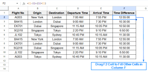 How to Calculate Duration Between Two Times in Google Sheets - Excel ...
