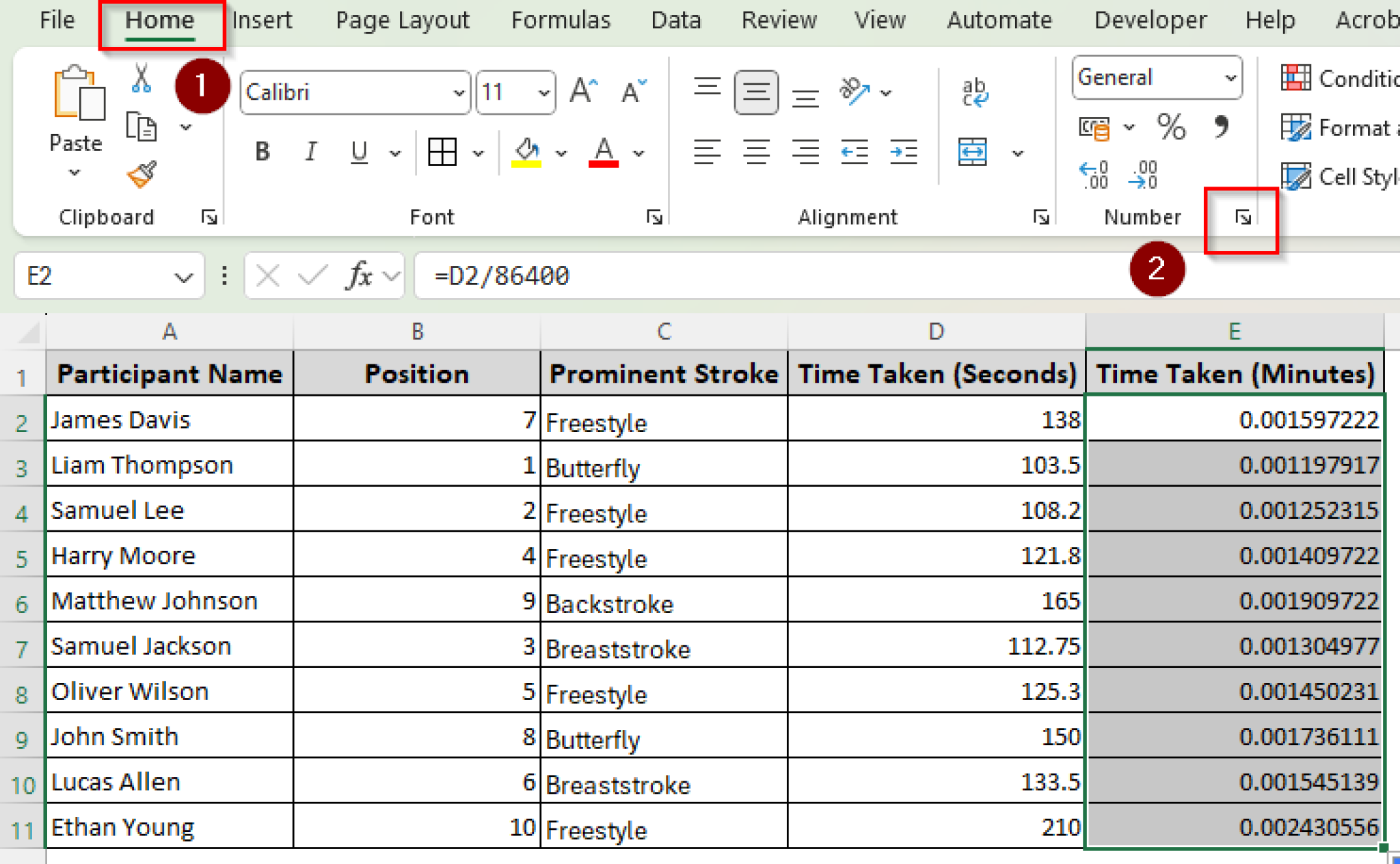 How to Convert Seconds to Minutes in Excel (6 Easy Ways) - Excel Insider
