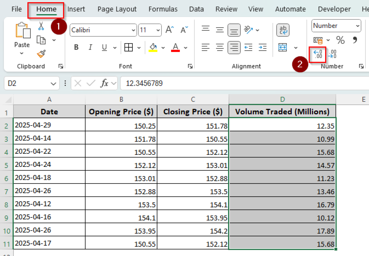 How to Stop Excel from Rounding Up Decimals (6 Easy Tricks) - Excel Insider