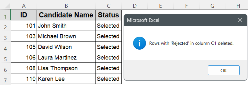 How To Delete Rows Based On Criteria Using Vba Macro Excel Insider