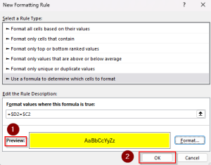 Excel Conditional Formatting Based on Another Cell Range - Excel Insider