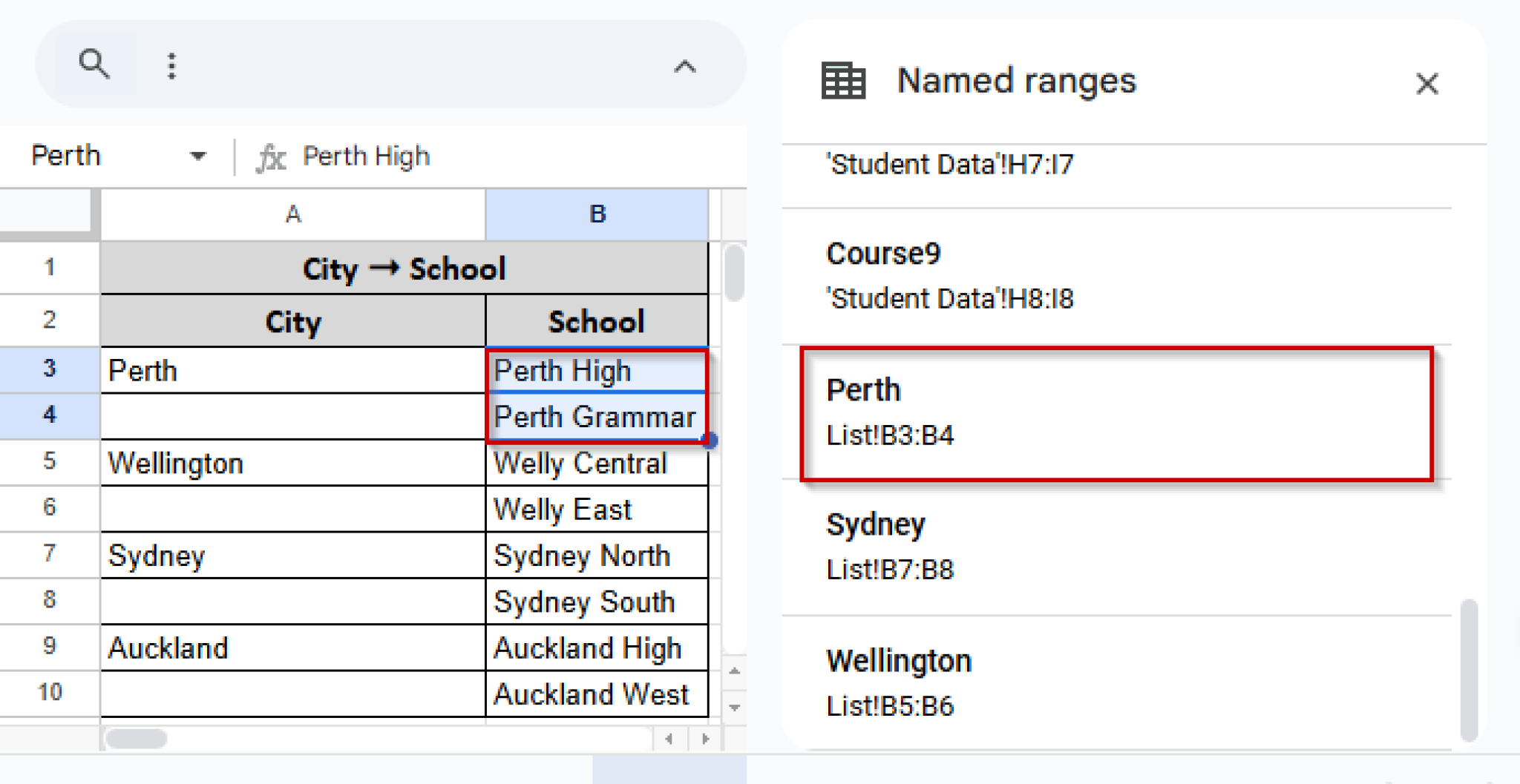 How to Create Multiple Dependent Drop Down List in Google Sheets - Excel Insider
